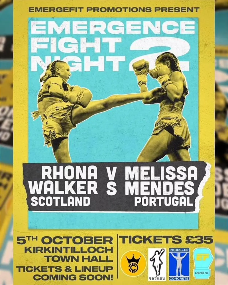 Melissa Mendes pronta para desafiar Rhona Walker no Emergence Fight Night 2