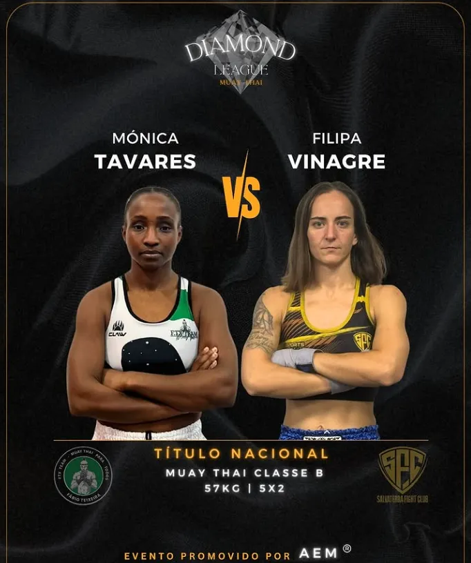 Mónica Tavares: Campeã Nacional de Muay Thai 57kg