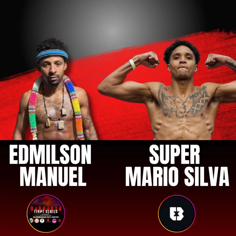 Super Mario Silva e Edmilson Manuel em ação hoje.